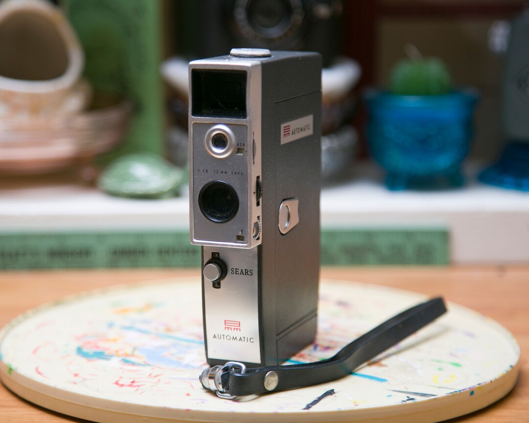 Sears Automatic 8mm Movie Camera With Case - for Display or Repair - Etsy