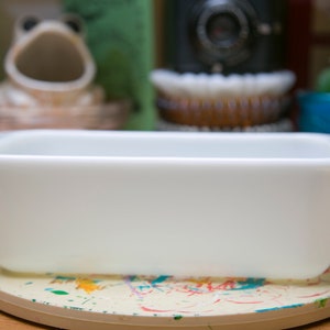 Vintage Plain White Milk Glass Pyrex Loaf Pan #913 - Etsy
