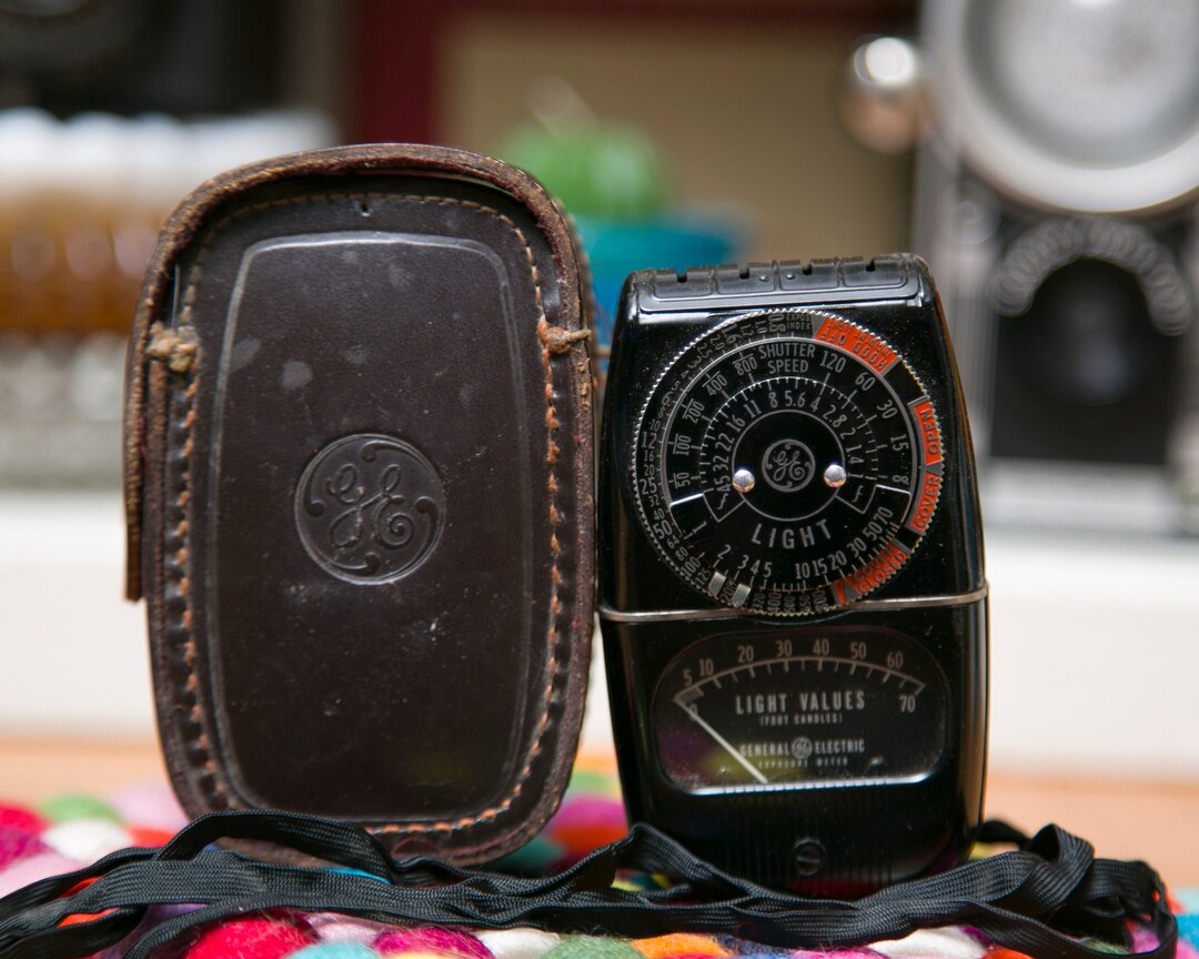 Vintage General Electric Exposure Meter – 1960s Camera Light Meter With ...