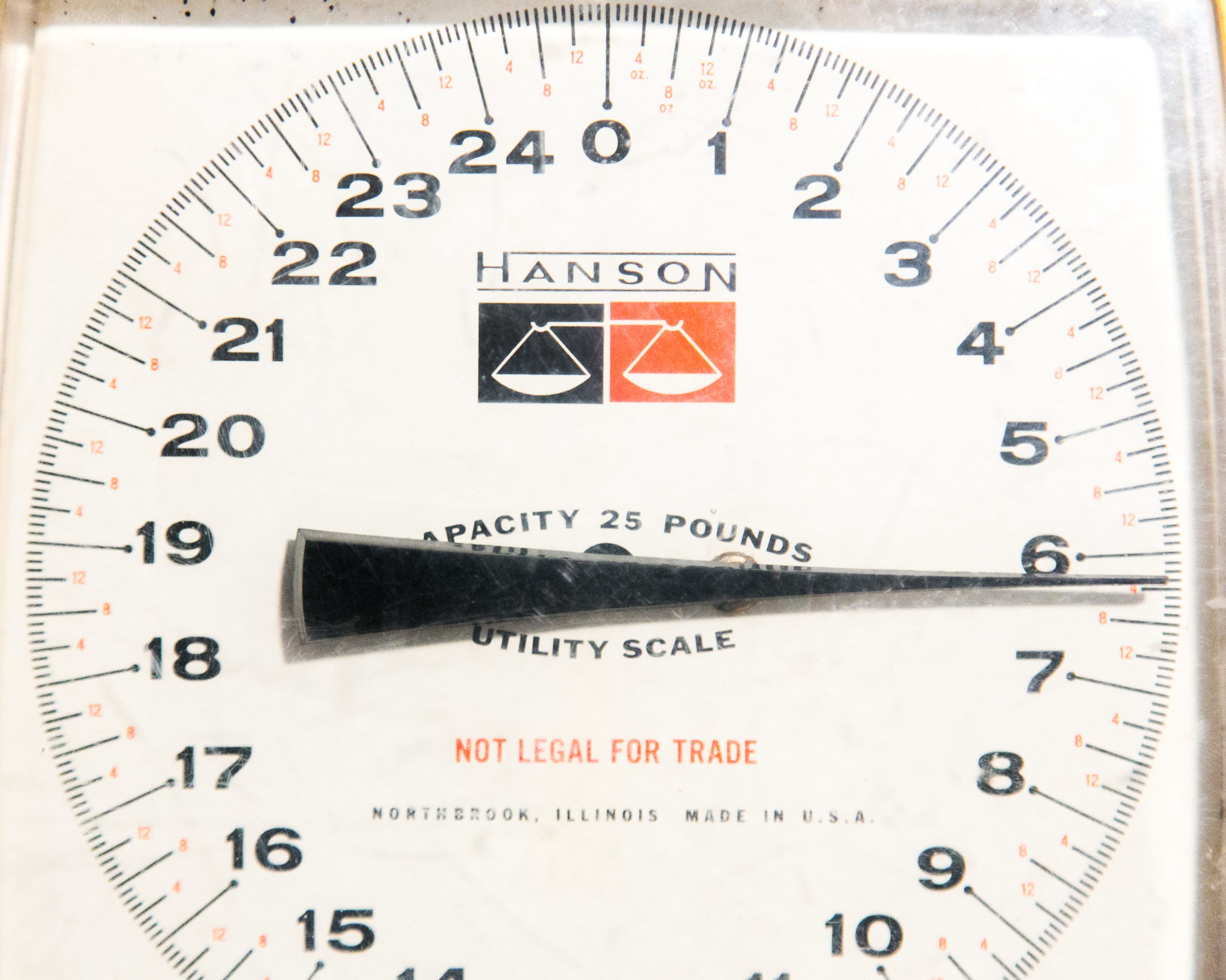 Vintage Yellow Hanson 25lb Utility Scale Accurate Plastic | Etsy