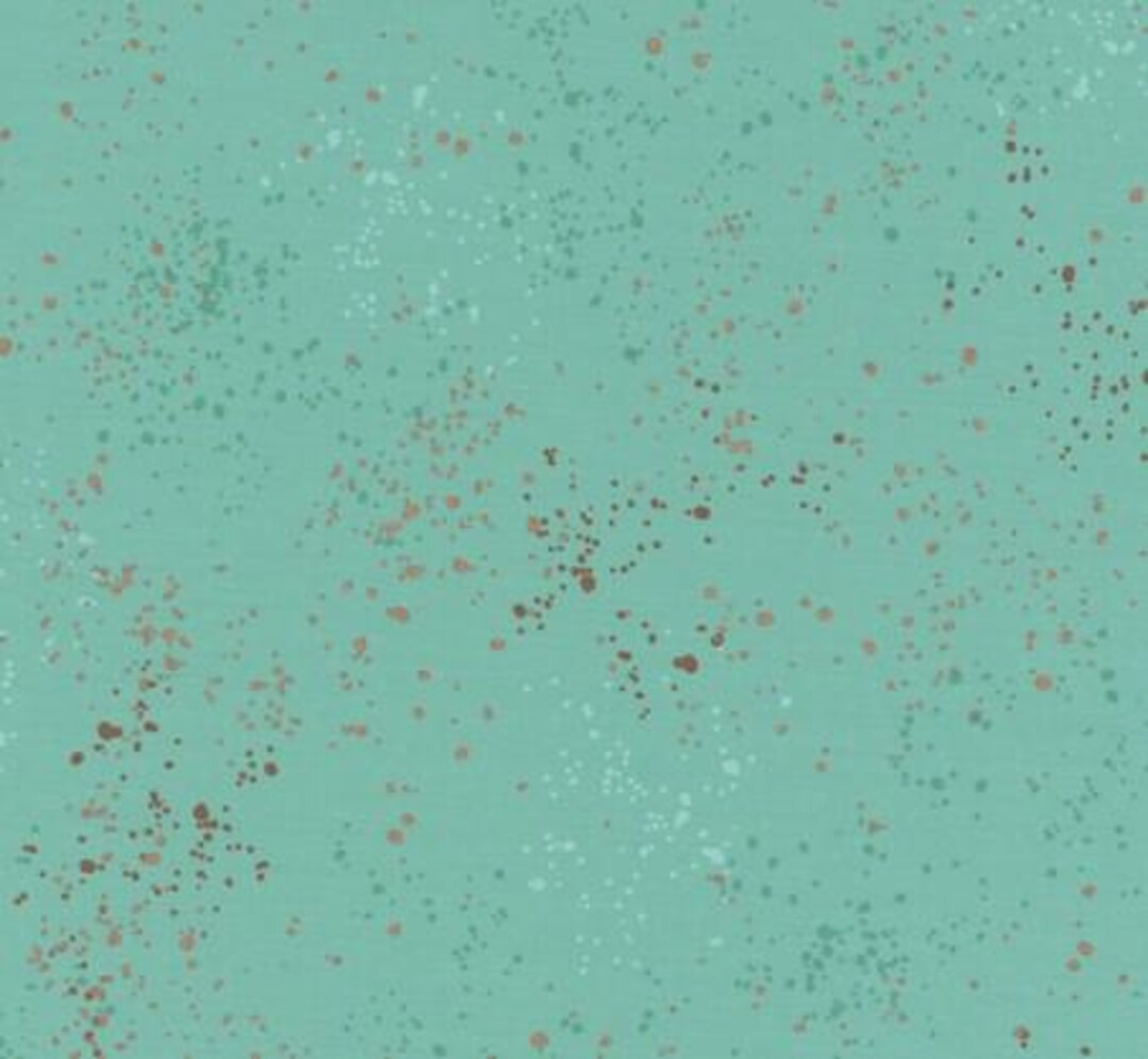 108" Wide Ruby Star Turquoise Blue Speckled Wide Quilt Backing Fabric ...
