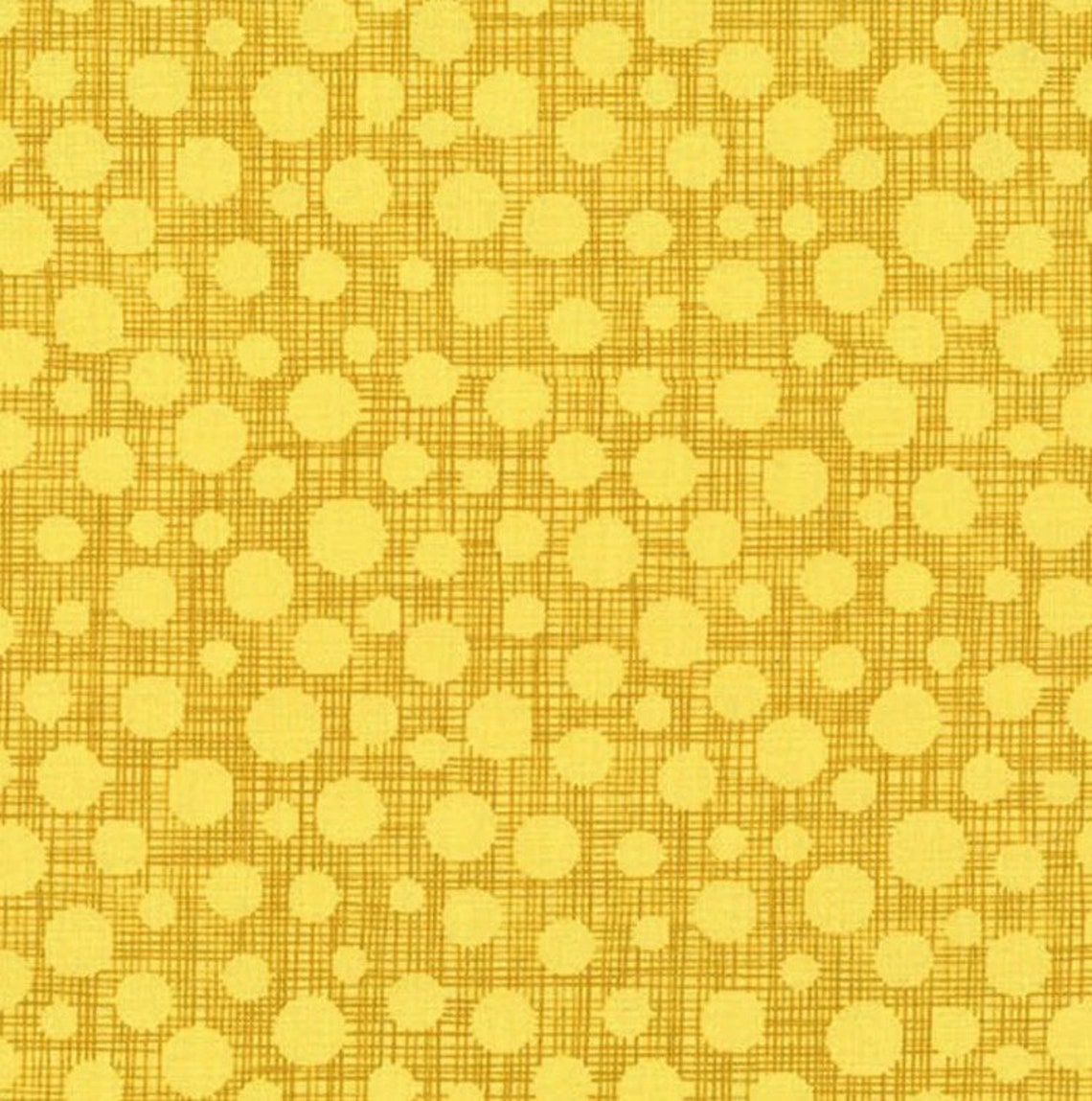 Michael Miller Hash Dot Yellow - CX6699-YELL-D - Etsy