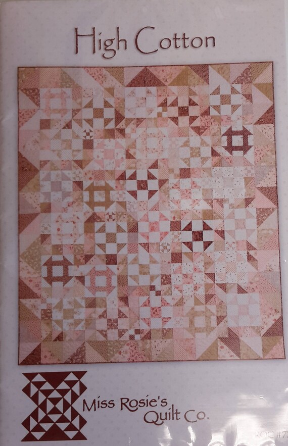 Miss Rosie's Quilt Co. High Cotton 72x84 Quilt | Etsy