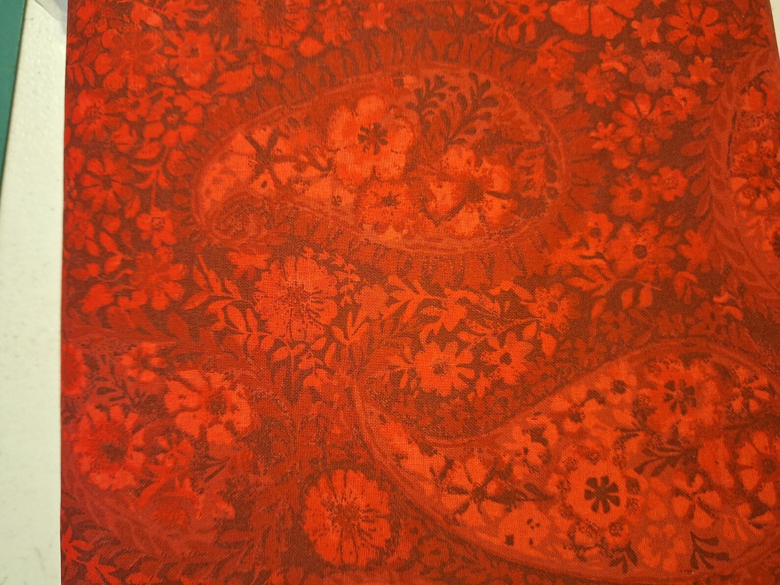 108" Wide Choice Red Paisley Quilt Backing - 49374 - Etsy