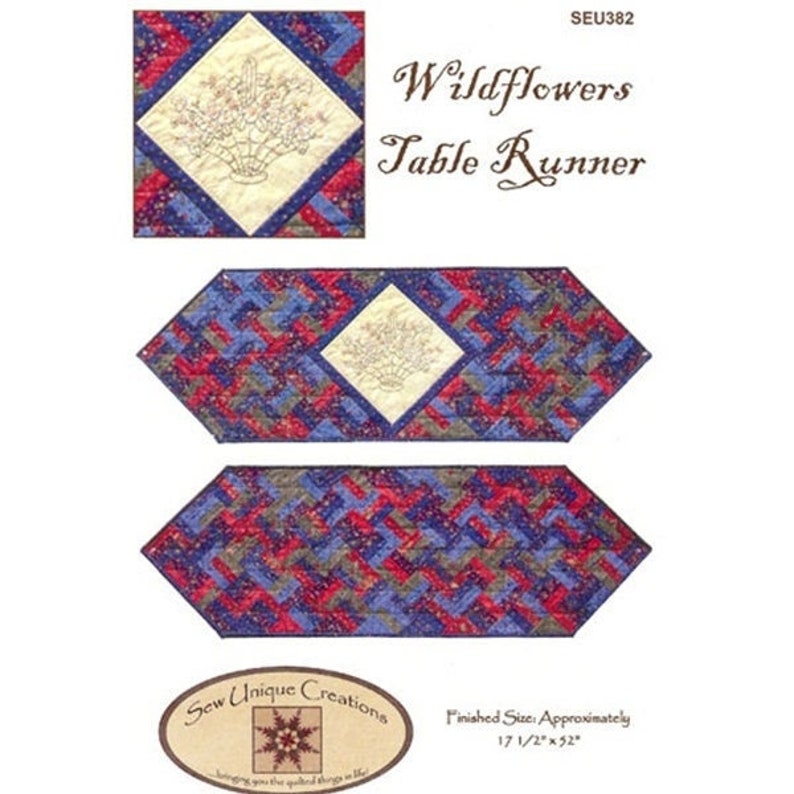 Wildflowers Table Runner Quilt Pattern - Etsy