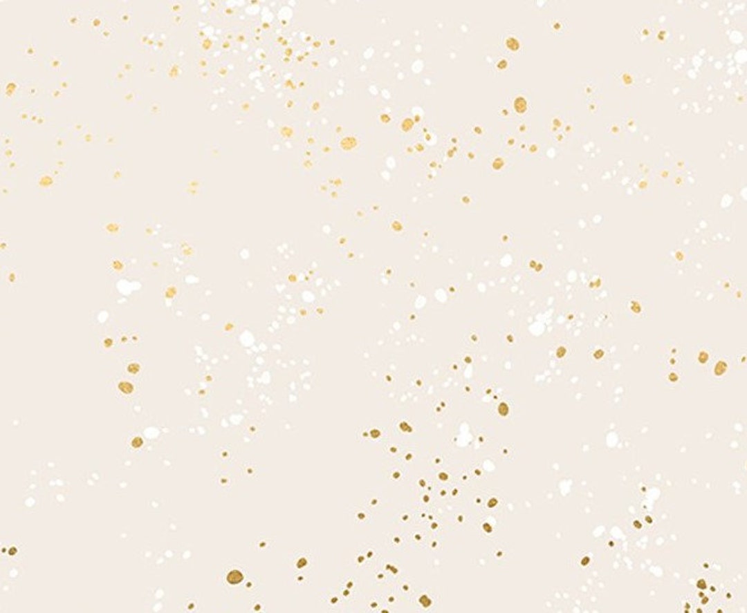 108 Wide Moda Ruby Star Society Speckled White Gold Metallic Backing ...