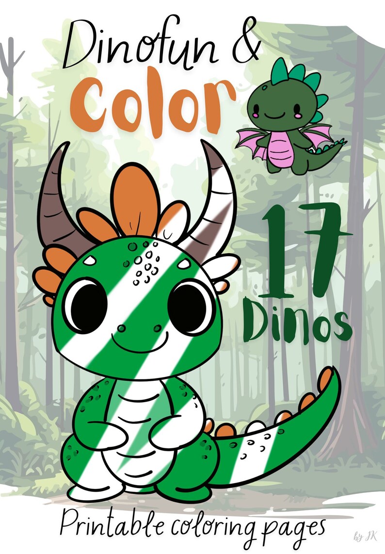 Dinofun 43 Coloring Pages for Kids Preschoolers Toddlers Printable - Etsy