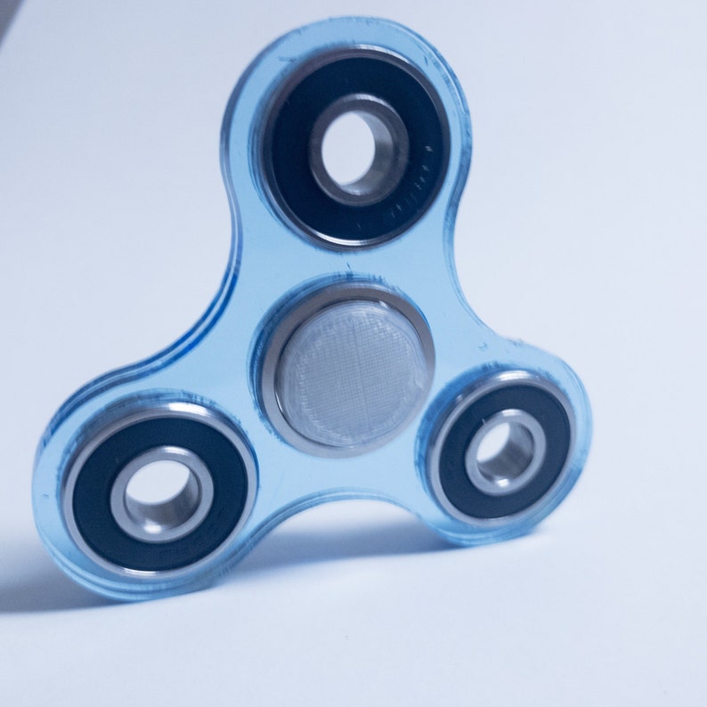 Fidget Spinner Tri-bar in Acrylic - Etsy