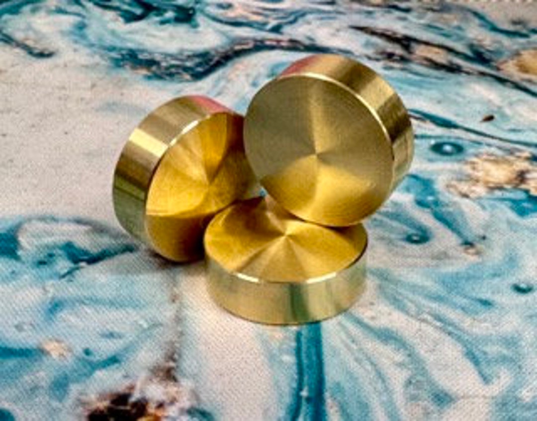 Fidget Spinner Brass 22mm Weights - Bearing Replacement - DIY Spinner ...