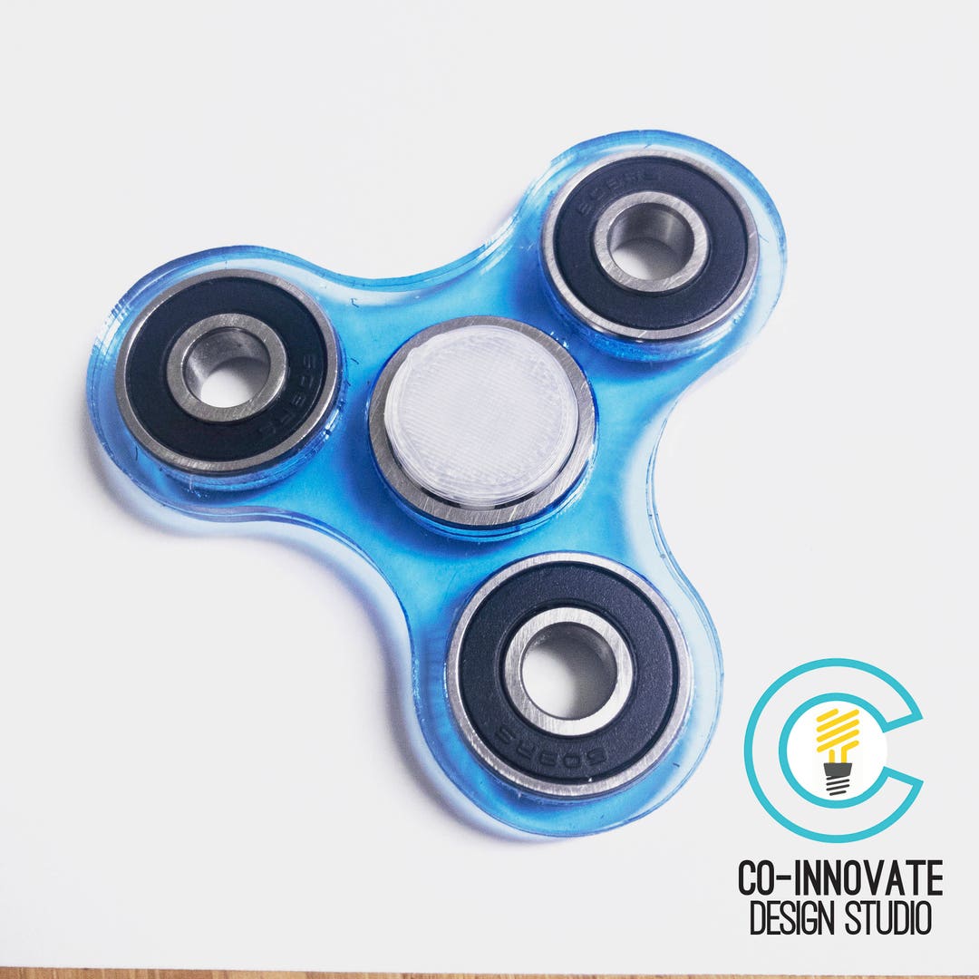 Fidget Spinner Tri-bar in Acrylic - Etsy