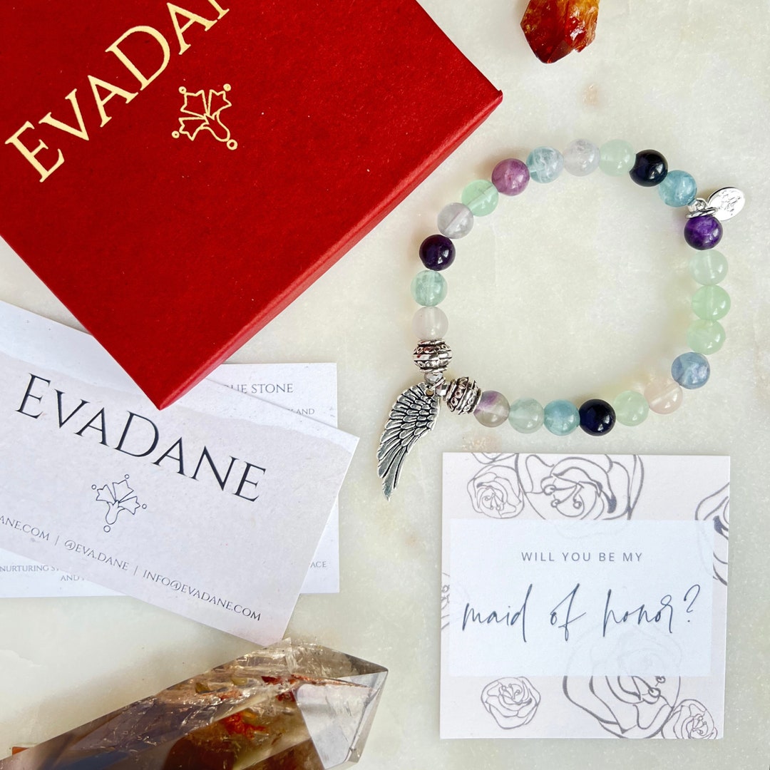 Gift Maid of Honor Gift Moh Jewelry Maid of Honor Proposal Gift Mint ...