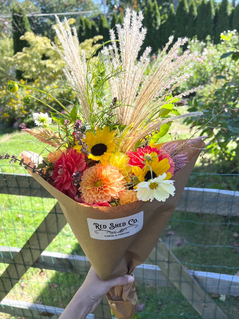 Paper Bouquet Wrap for Flowers Brown Paper Sleeve for Bouquet Custom ...