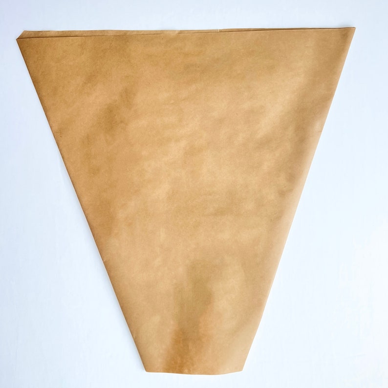 Paper Bouquet Wrap for Flowers Brown Paper Sleeve for Bouquet Custom ...