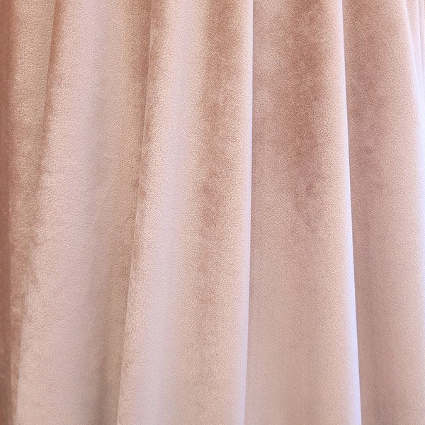 Blush Velvet Fabric - Etsy