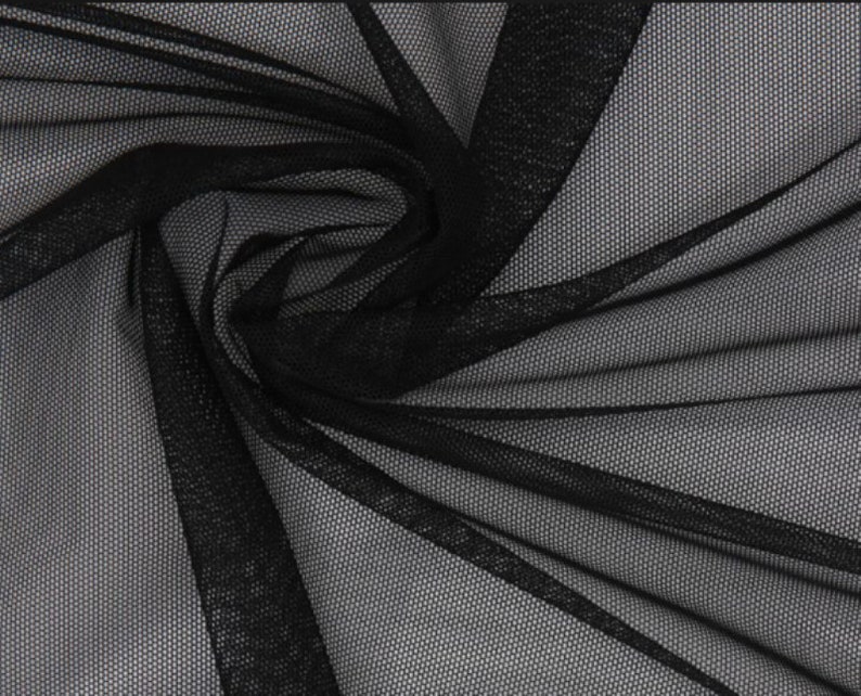 Power Mesh Soft Sheer Mesh Fabric, Stretch Fabric,58" Wide, Sold by the ...