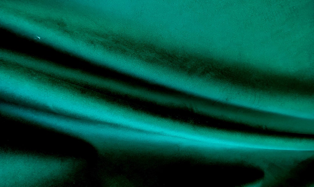 Micro Velvet Hunter Green Fabric, Drapery, Upholstery Luxury Fabric, 60 ...