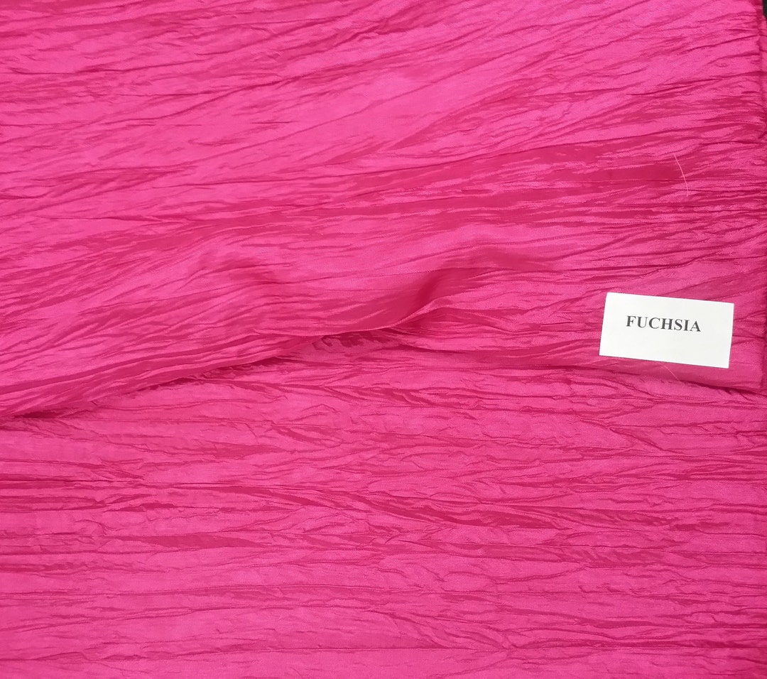 Taffeta Creased Crushed Fabric Yardage | Fabric by the Yard 50"/52 ...