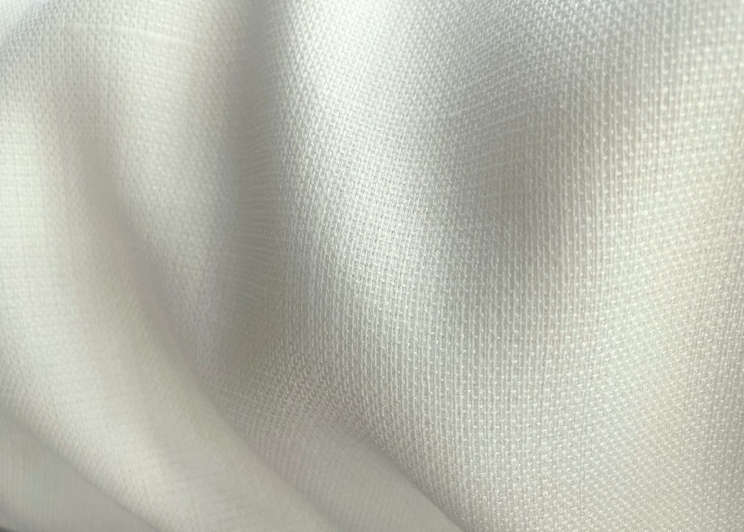 Linen Look Polyester Fabric off White 58" Sold by the Yard - Etsy
