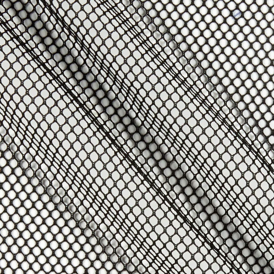 Air Mesh Black Fabric by the Yard, 7mm Polyester Hex Mesh 60" - Etsy