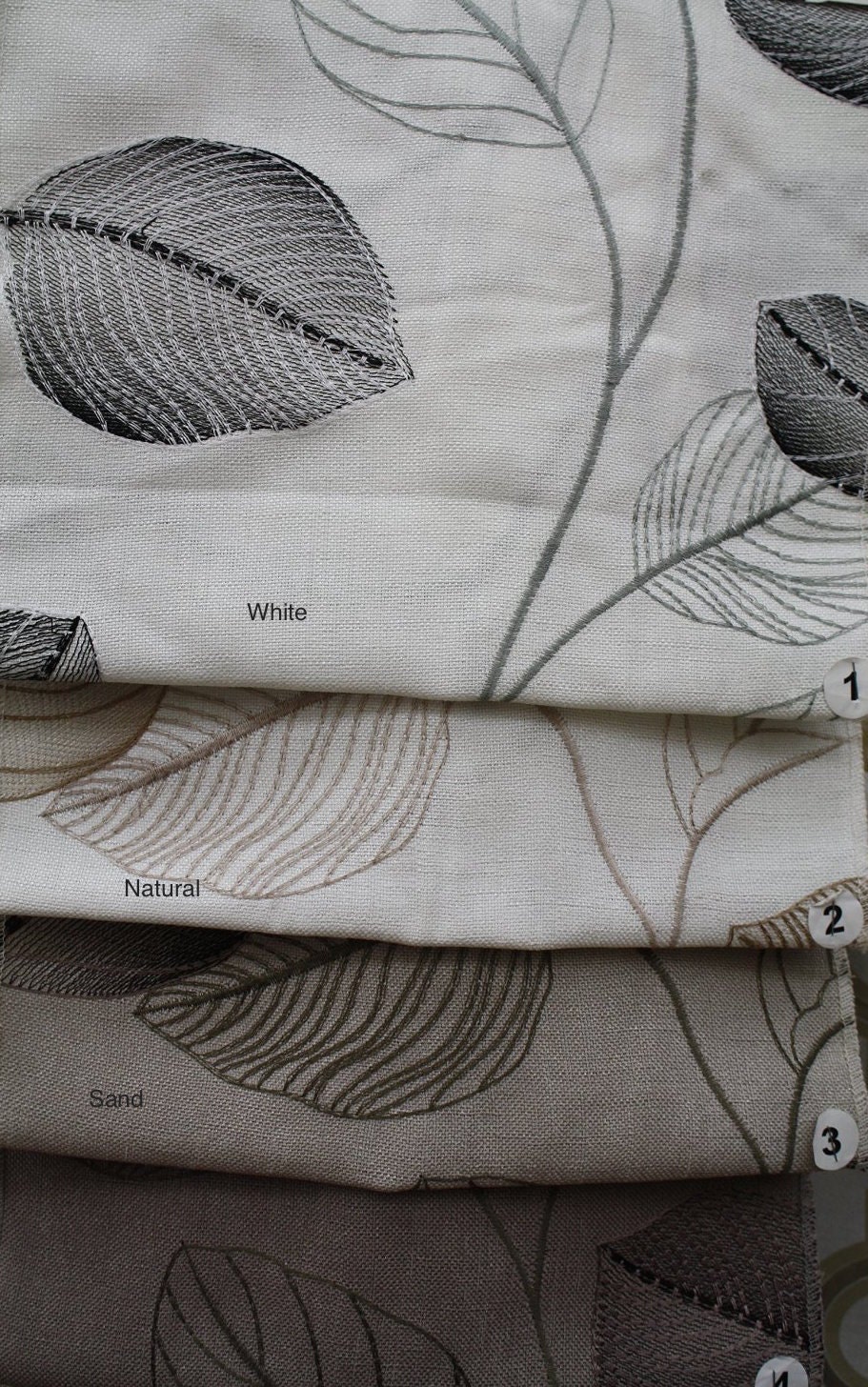 Softline Sumatra Collection Faux linen 59 Drapery | Etsy