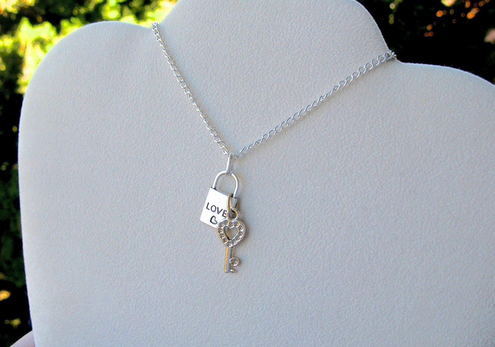 Lock and Key Lock and Key Necklace Key Necklace Lock Charm - Etsy