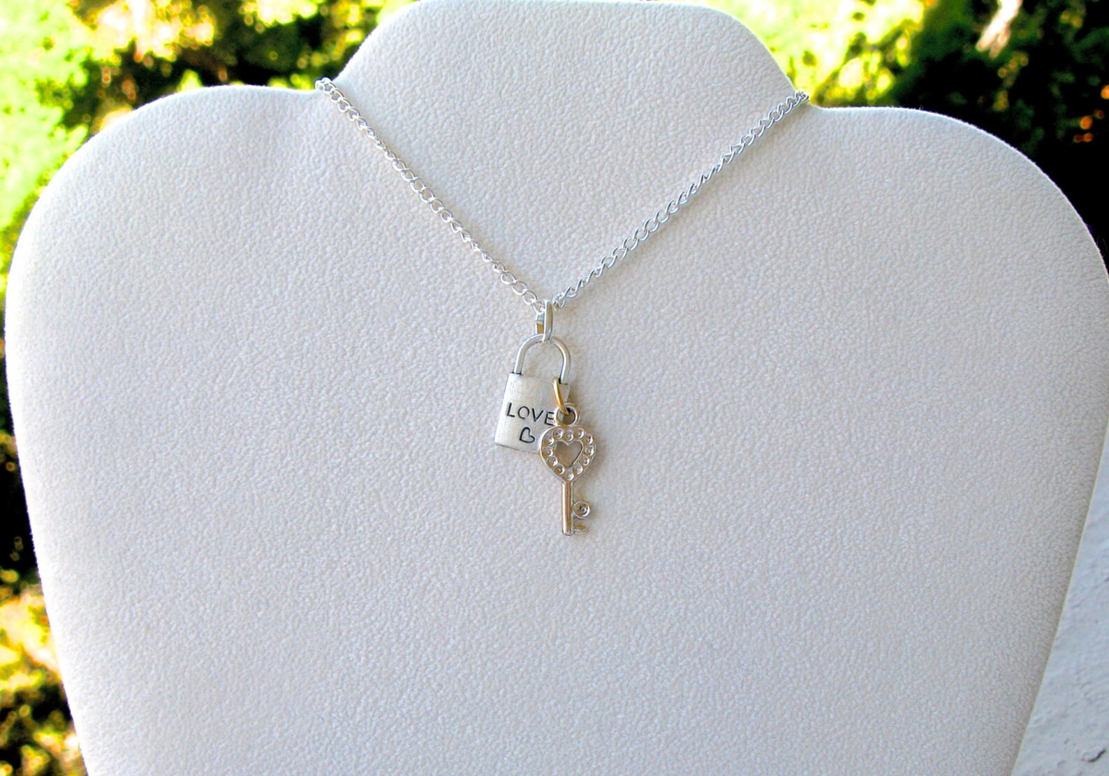 Lock and Key Lock and Key Necklace Key Necklace Lock Charm - Etsy