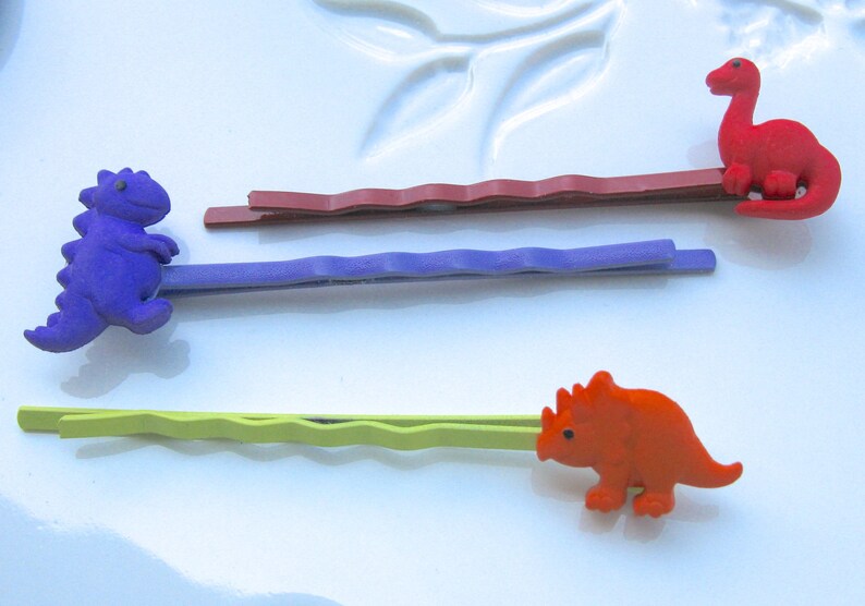 Dinosaur Hair Clip Tyrannosaurus Rex T Rex Triceratops Hair - Etsy