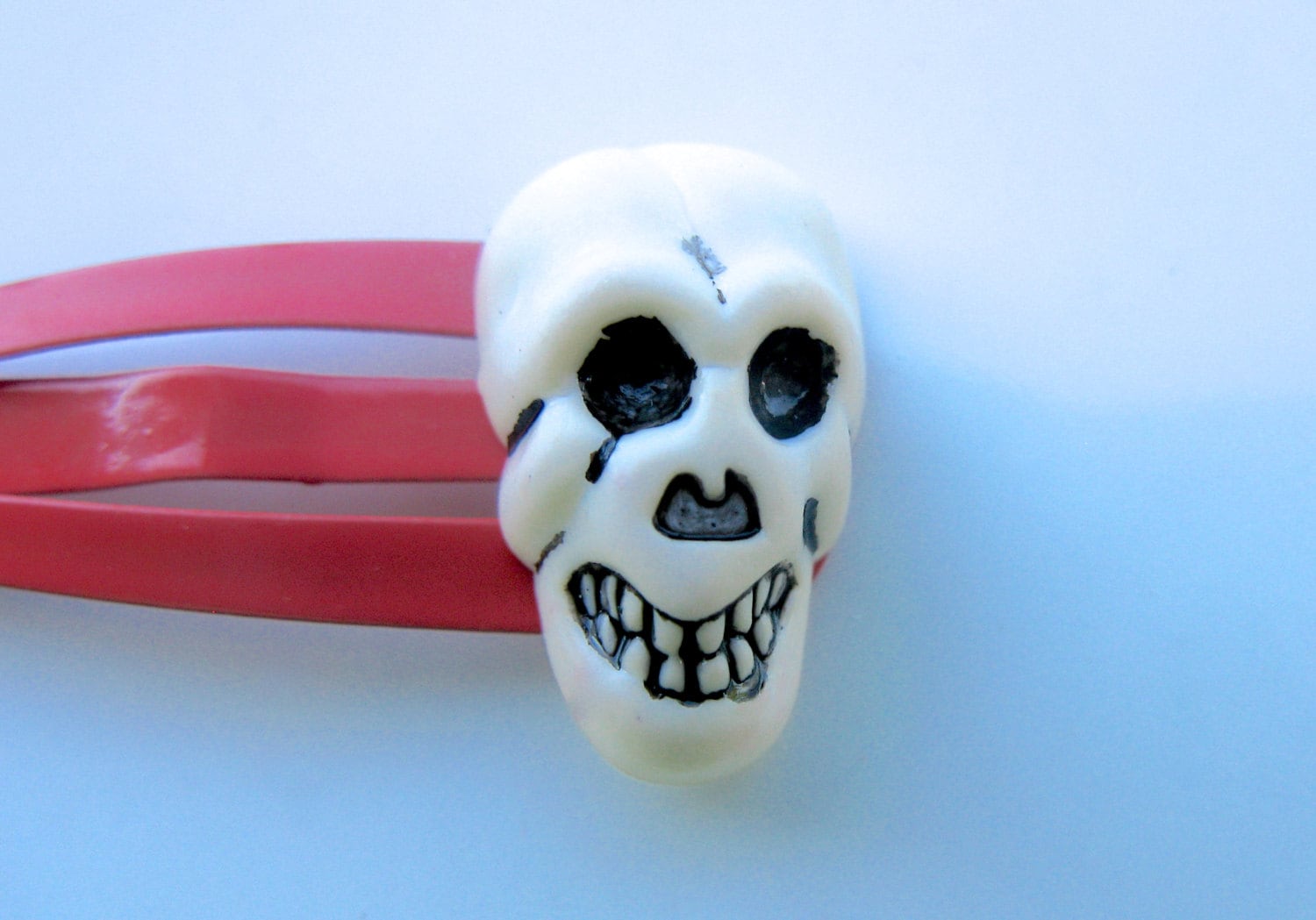 Halloween Hair Clip Skull Hair Clip Skeleton Costume Skull - Etsy