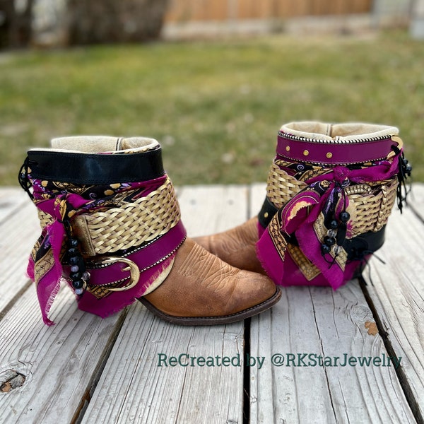 Upcycled Boots - Etsy