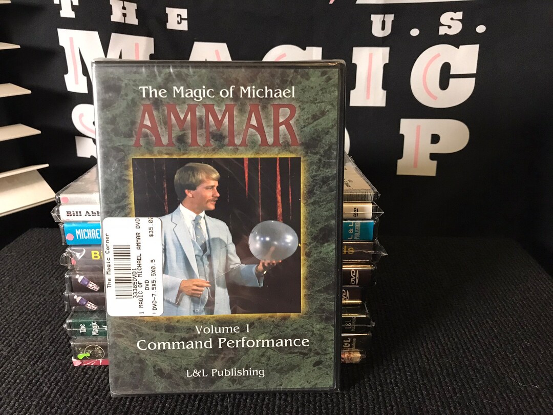 Vintage DVD - the Magic of Michael Ammar - Command Performance Vol. 1 ...