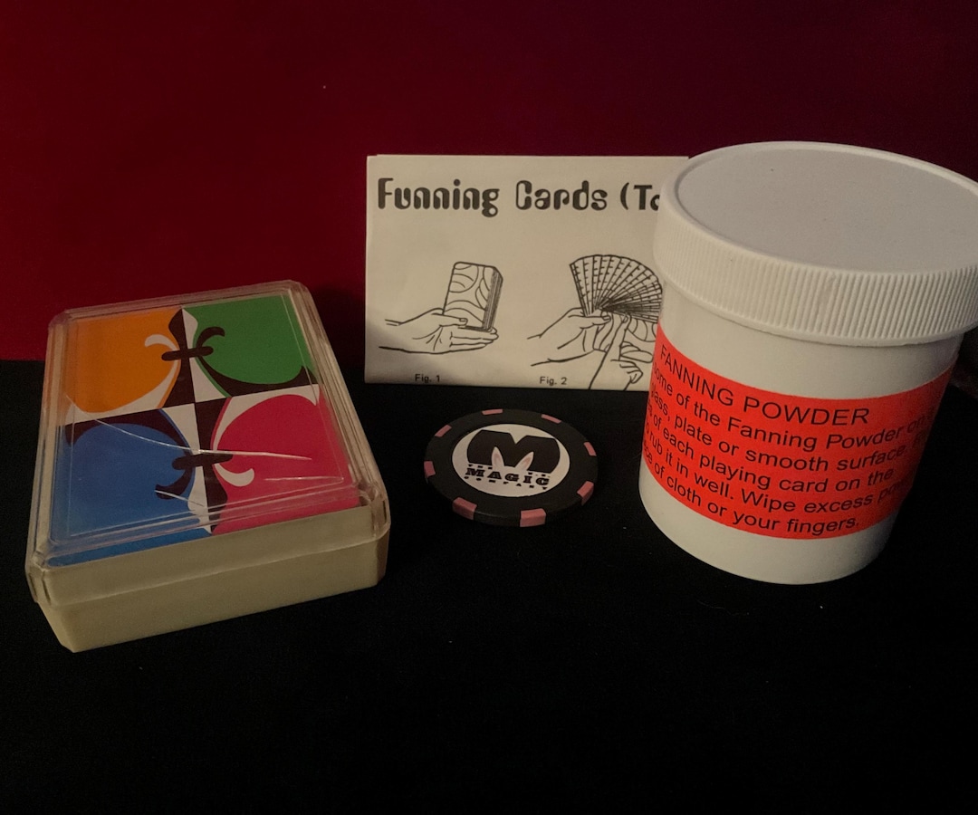 TENYO Fanning Cards T-41 1969 NEW Condition Tapered rare Fanning Powder ...