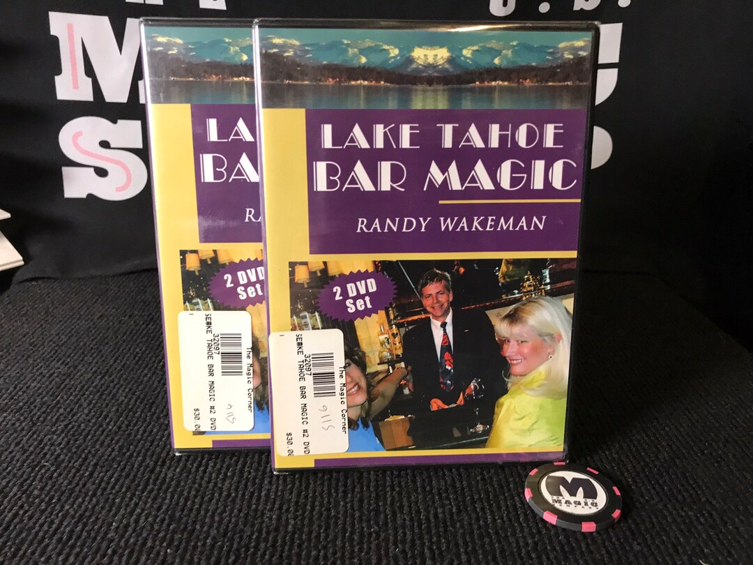 Vintage DVD - Lake Tahoe Bar Magic - Randy Wakeman - Etsy