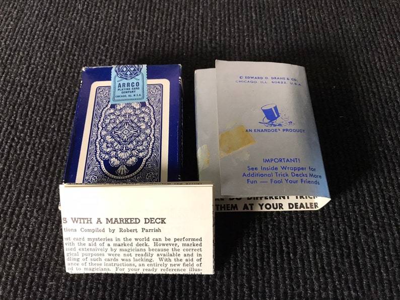 Enardoe Eureka - Marked Stripper Deck - RARE! - Etsy