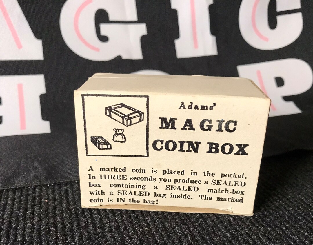 S. S. Adams Magic Coin Box 1970s - Original (rare) - Etsy