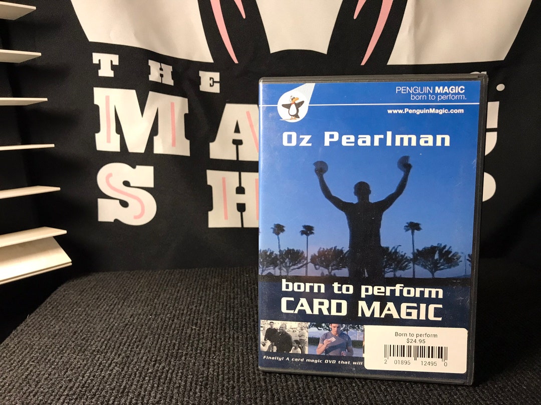Vintage DVD - Born to Perform Card Magic - Oz Pearlman Rare (2003) - Etsy