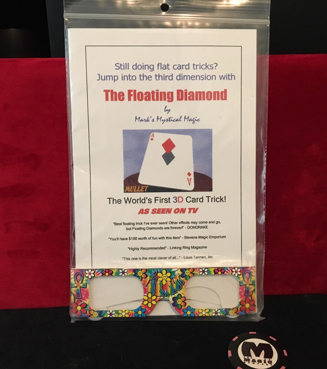The Floating Diamond by Mark's Mystical Magic - as Seen on TV 1990s - Etsy