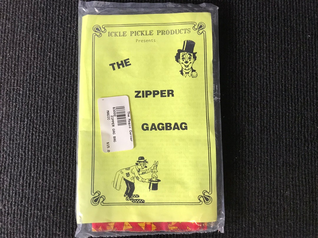 Ickle Pickle ~ the Zipper Gag Bag (rare) - Etsy