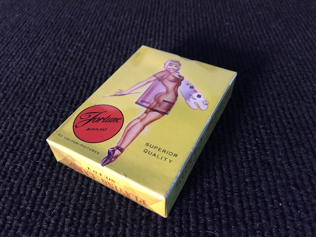Fortune Brand - Vintage 1960s/70s Risqué Playing Cards - 53 Colour ...