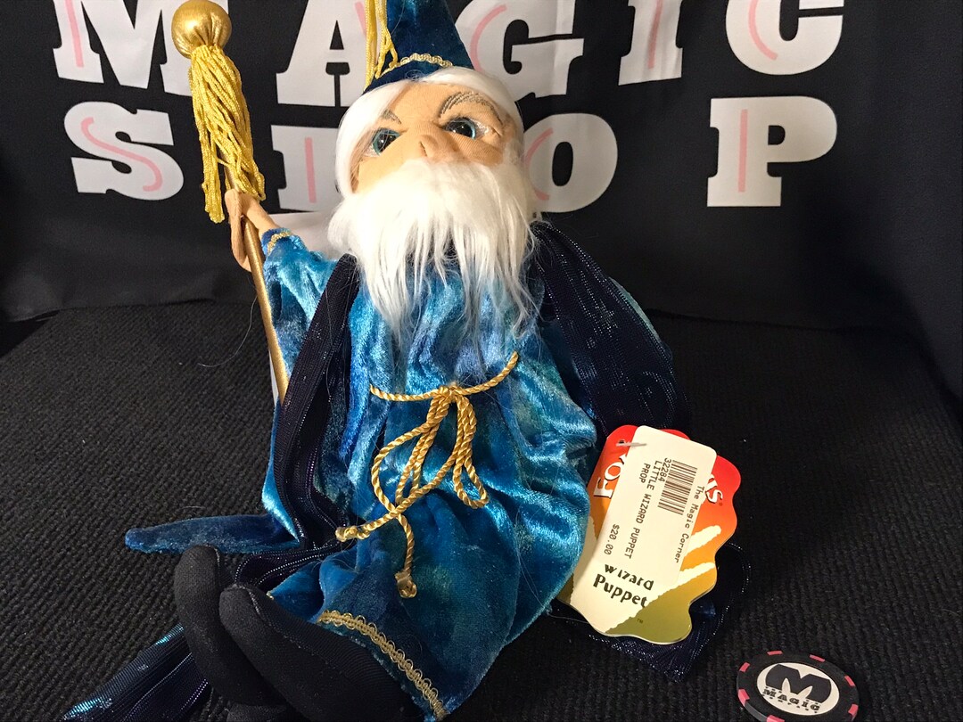 Vintage Wizard Puppet (rare Find) - Etsy