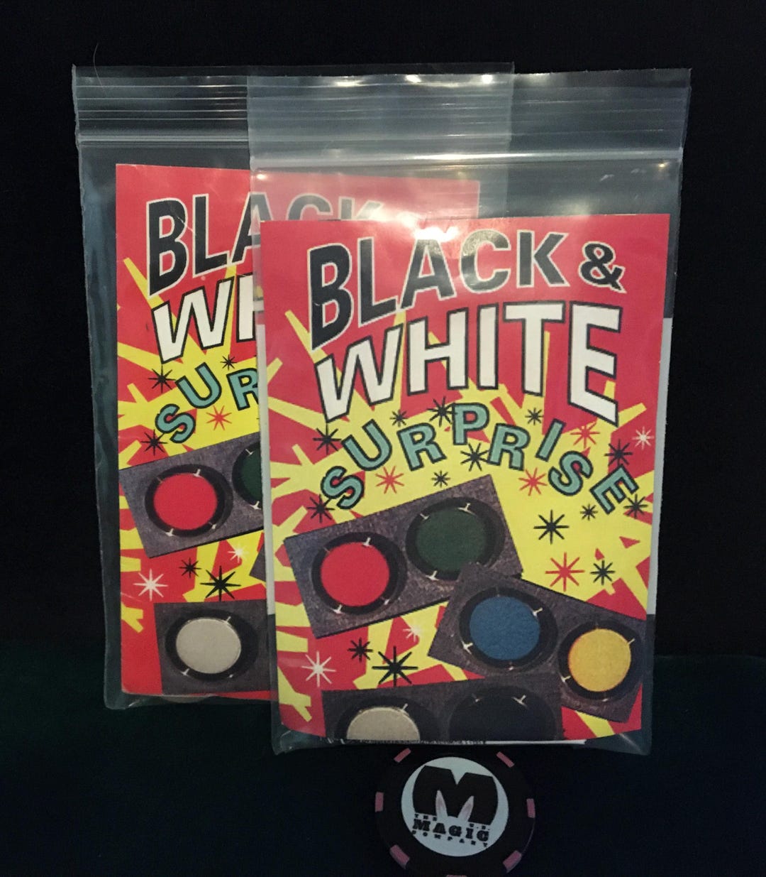 MAK Magic - Vintage Black & White Surprise Color Change Chips (nice ...