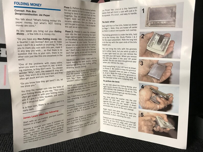 Joe Porper Originals Folding Money Original by Pete Biro & Joe Porper ...