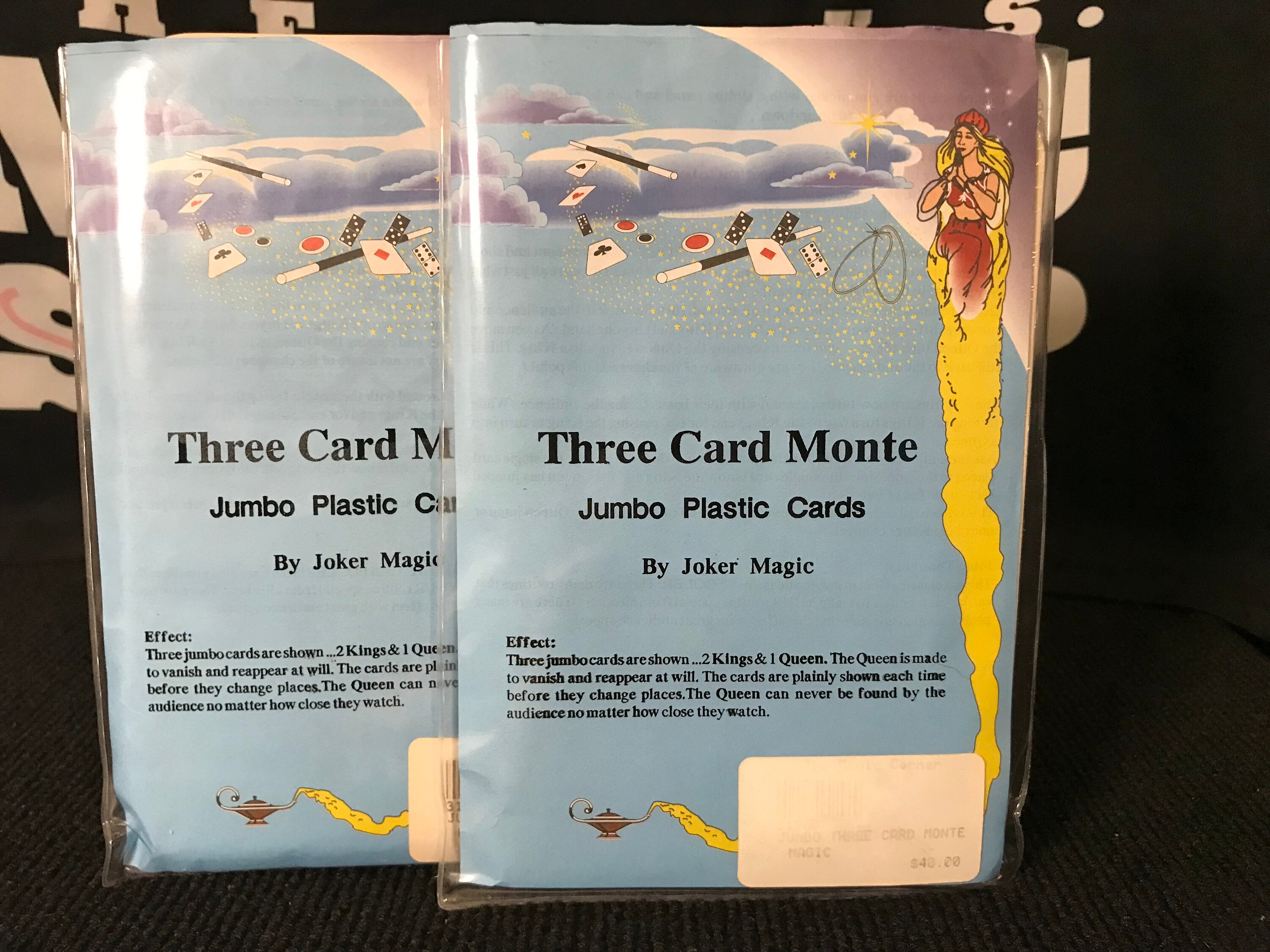 Vintage Joker Magic Jumbo Three Card Monte rare - Etsy