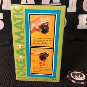 Vintage Dice~a~matic - Motorized Dice Cup W/5 Regular Dice (rare Find ...