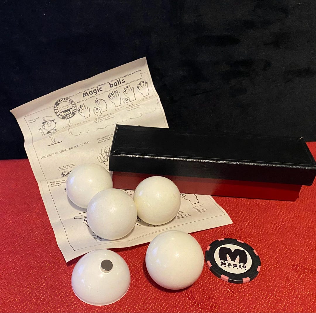 Magic Collection Co - Vintage Magic Multiplying Billiard Balls (NICE ...