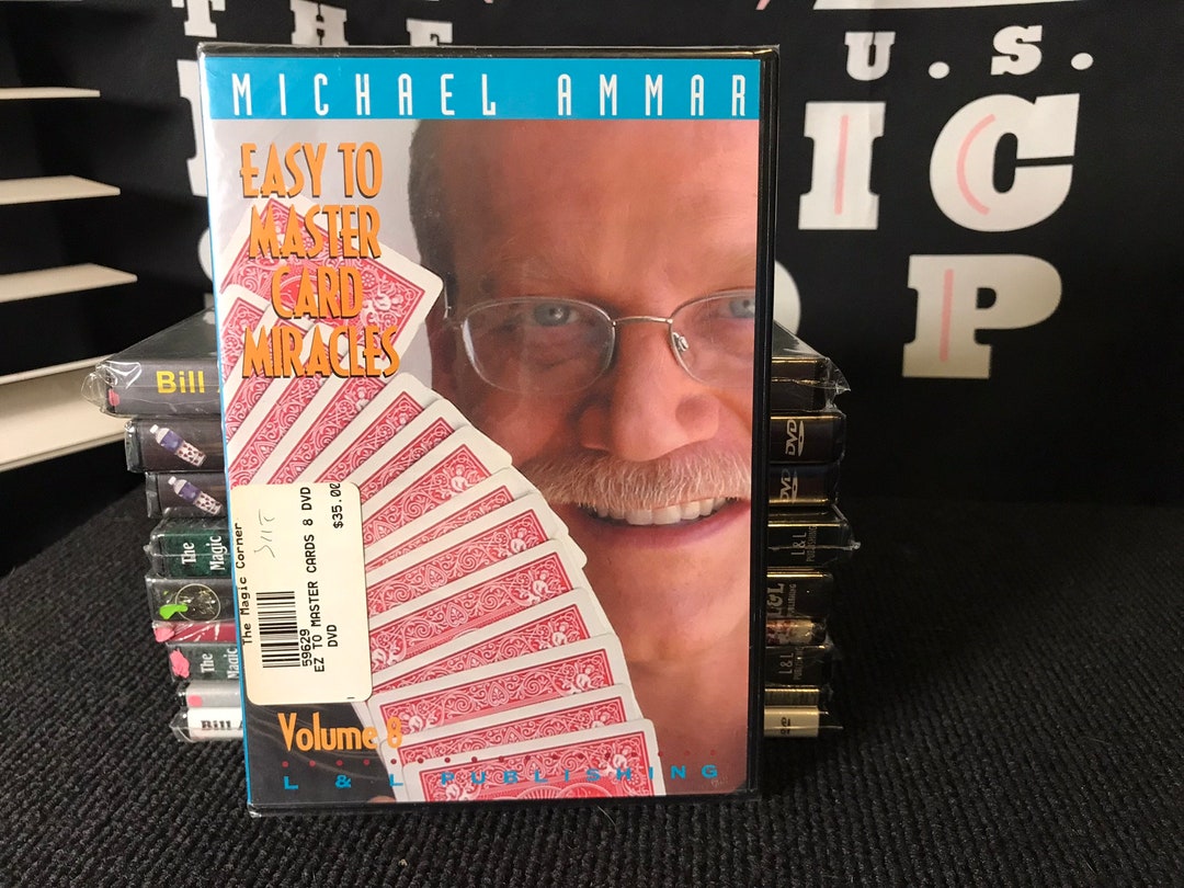 Vintage DVD - Michael Ammar's - Easy to Master Card Miracles Vol. 8 (rare) - Etsy