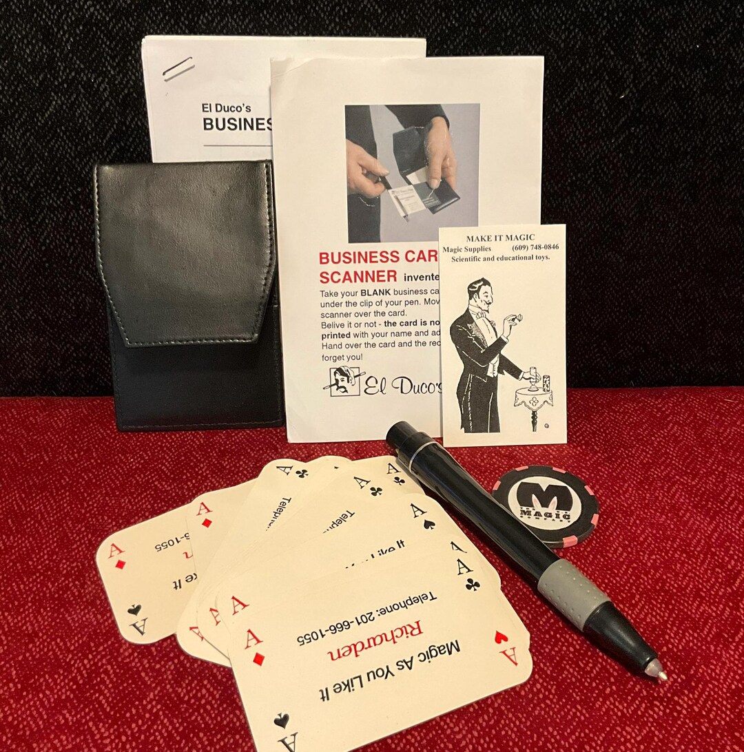 El Duco Magic - Vintage Business Card Scanner (nice Find 1999) - Etsy