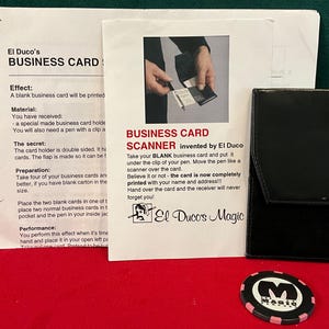 El Duco Magic - Vintage Business Card Scanner 1999 (nice Find) - Etsy