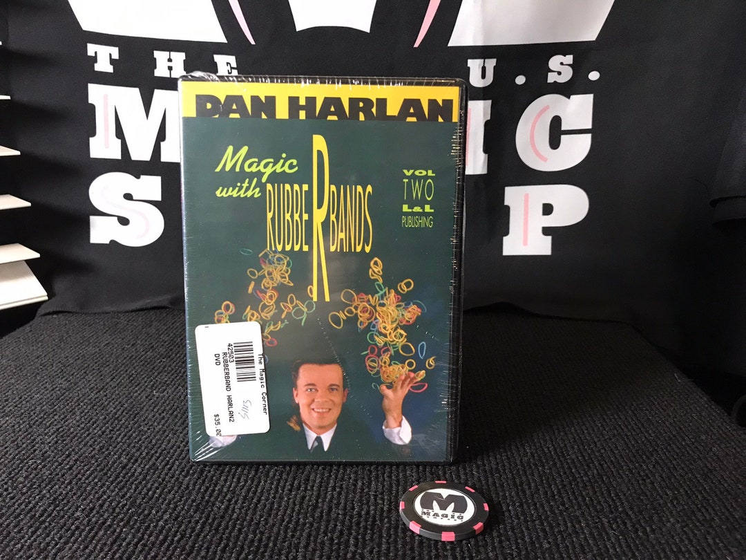Vintage DVD - Dan Harlan - Magic With Rubber Bands - Vol 2 - Etsy