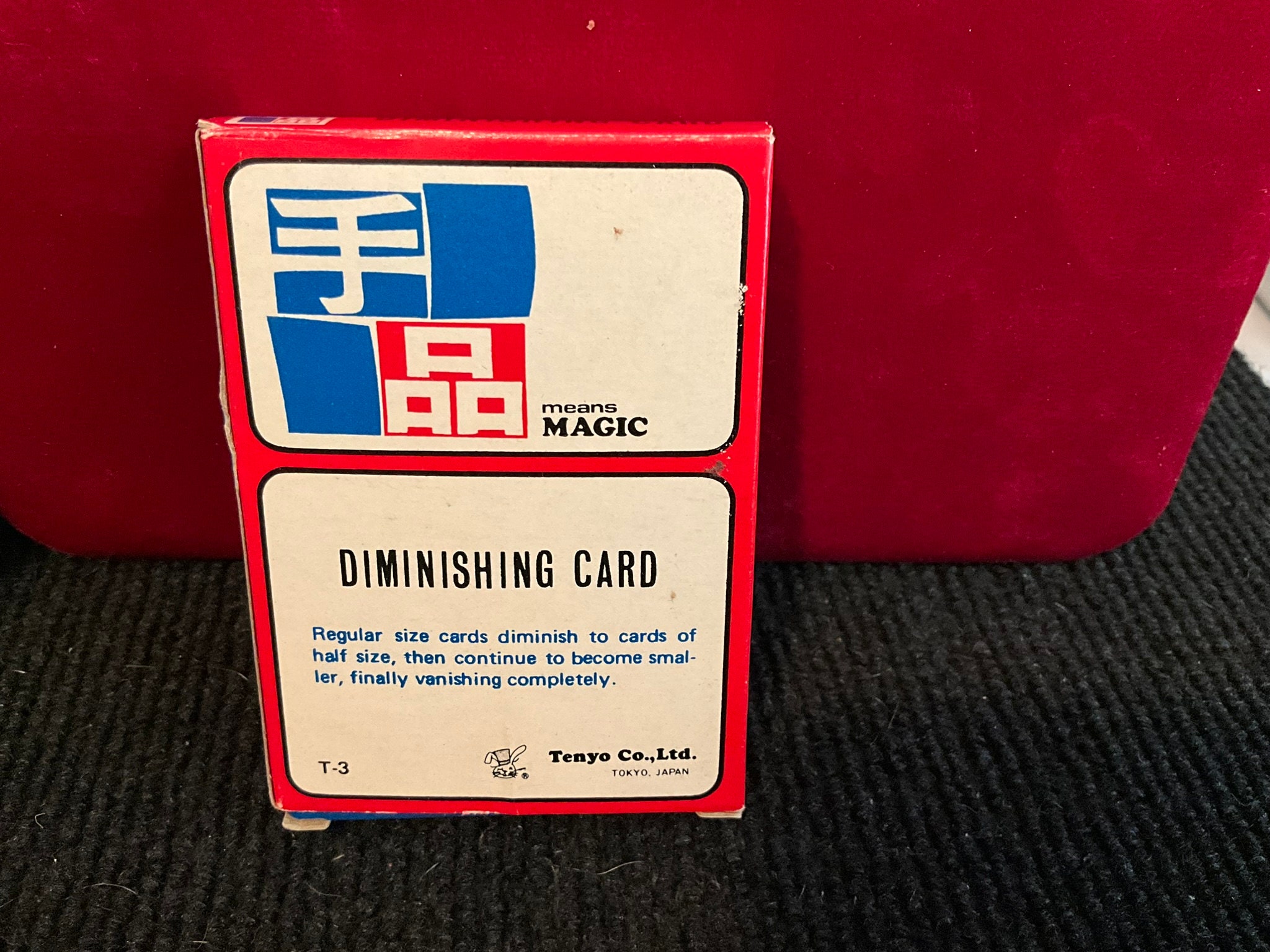 TENYO Diminishing Cards T-3 1970s Rare - Etsy