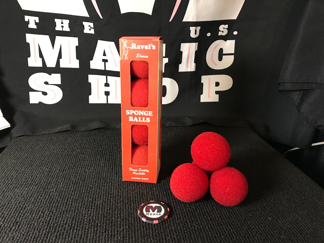 Vintage Ravel’s Classic 2” RED Sponge Balls (rare Find) - Etsy